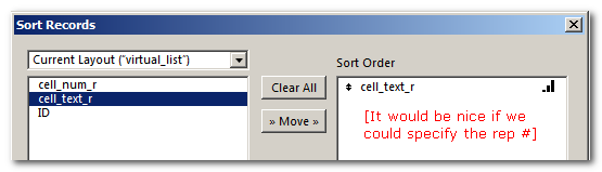 Sorting on a Field Rep > 1 – FileMakerHacks