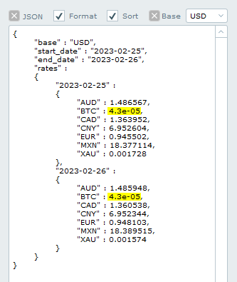 JSON Currency Exchange Rates revisited – FileMakerHacks